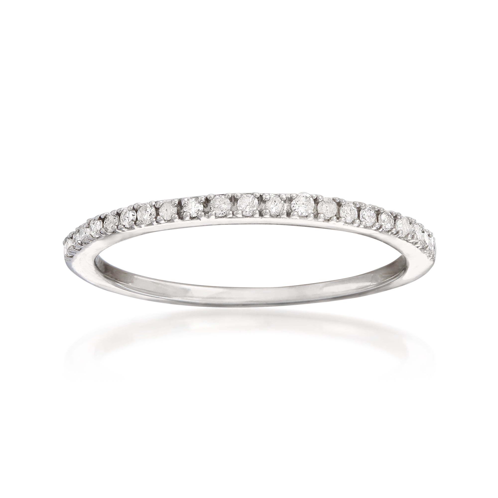 Ross-Simons - Ross-Simons 0.15 ct. t.w. Diamond Ring in Sterling Silver ...