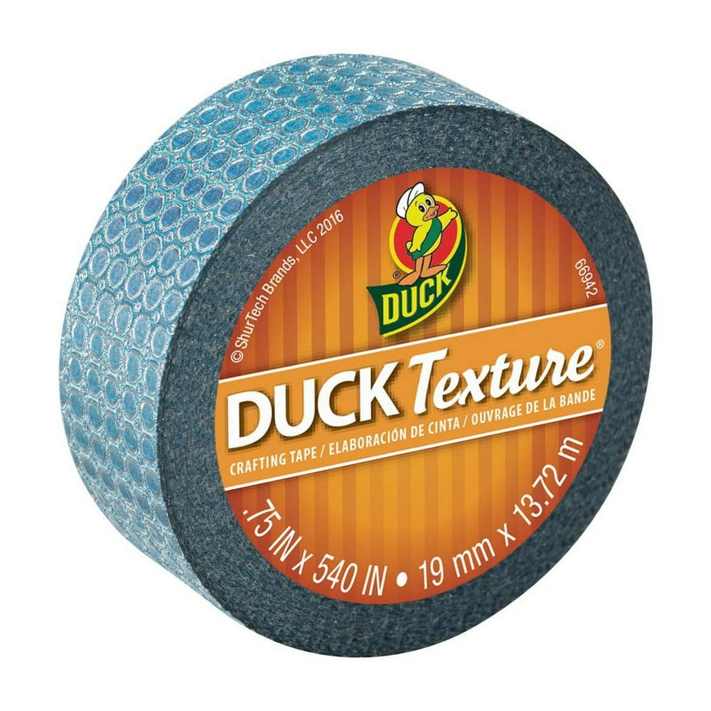 Duck Texture Duck Brand Crafting Tape 0.75" X 15 Yard Roll - Turquoise ...