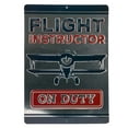 Flight Instructor Embossed Metal Sign - Walmart.com