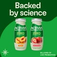Activia ZERO 0g Added Sugar Peach and Strawberry Probiotic Dailies Low ...