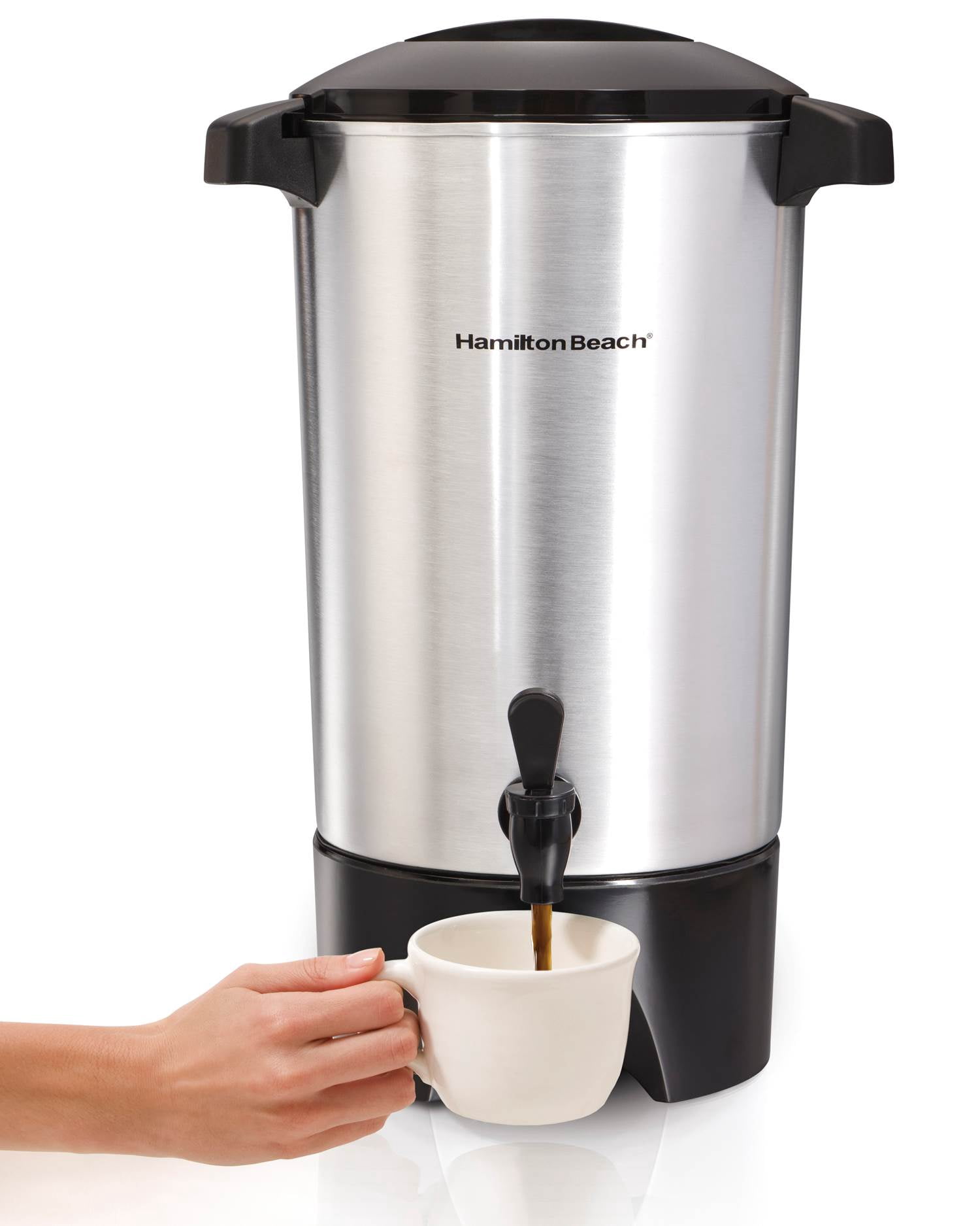 New Hamilton Beach 40515 12 - 42 Cup Countertop Coffee Urn Silver Home ...