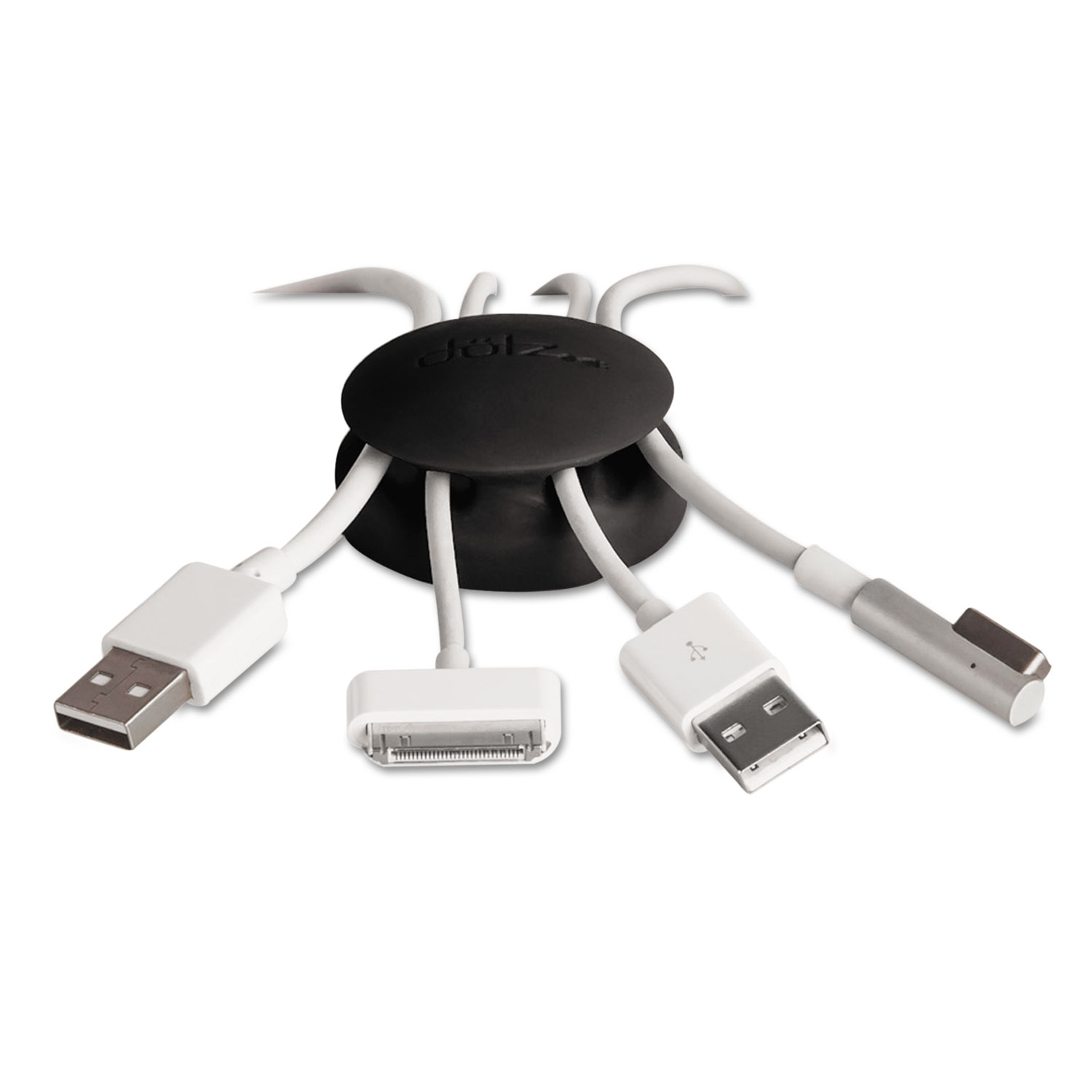 Cord Catcher for Desks and Workstations, Black - Walmart.com - Walmart.com