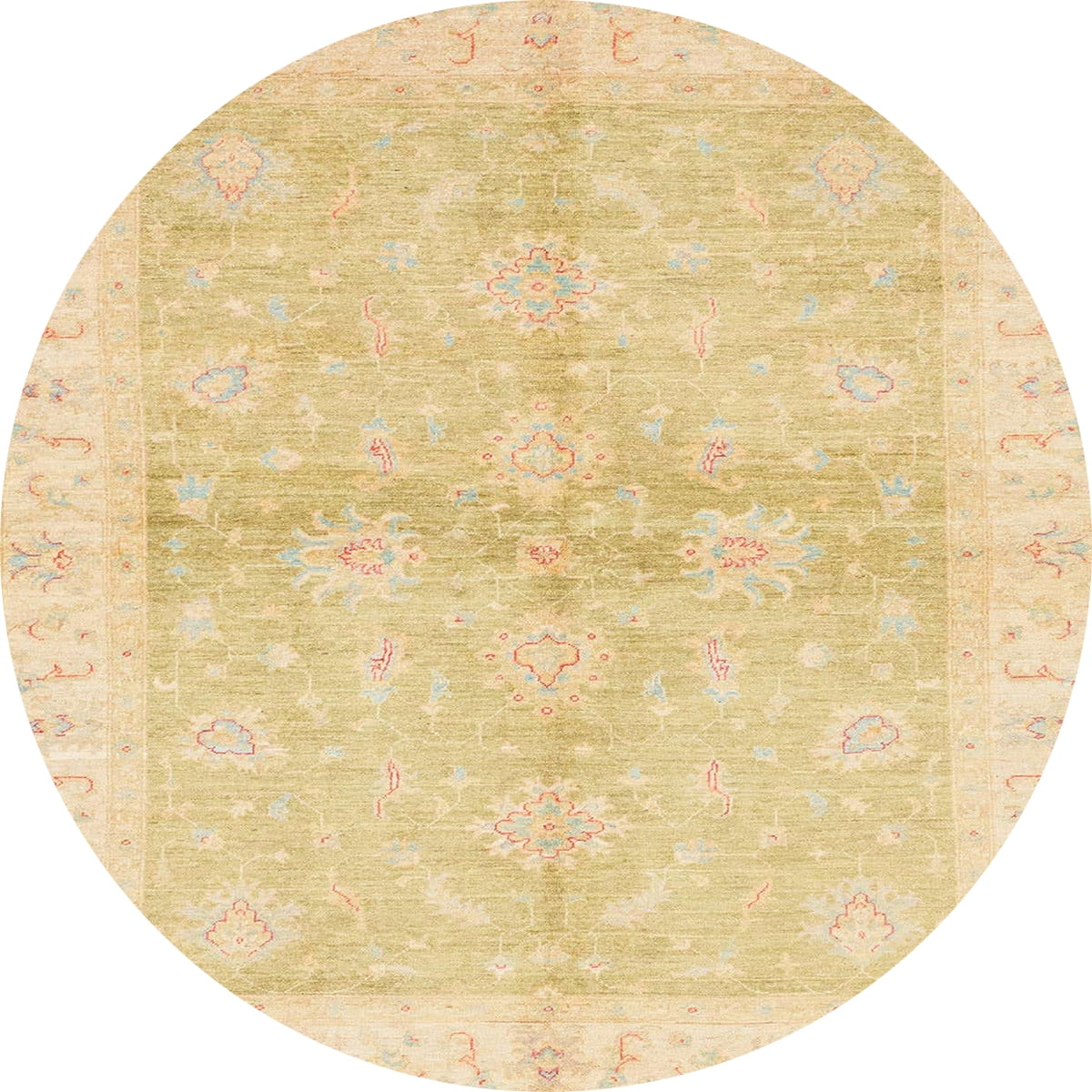 Ahgly Company Indoor Round Abstract Cardboard Brown Gold Area Rugs, 8 ...