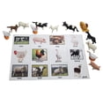 Montessori Animal Match - Miniature Farm Animal Toy Figurines with ...