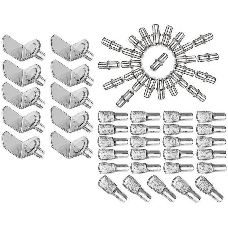 3 Styles Of Metal Shelf Support Pins Including L-shaped Brackets / Flat ...