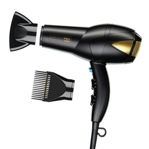 Conair Pro 1875W Yellow Bird Hair Dryer with Blow Attachments & Nozzle ...