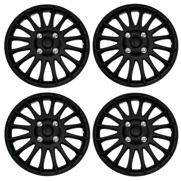 Black 15 Inch Hubcaps