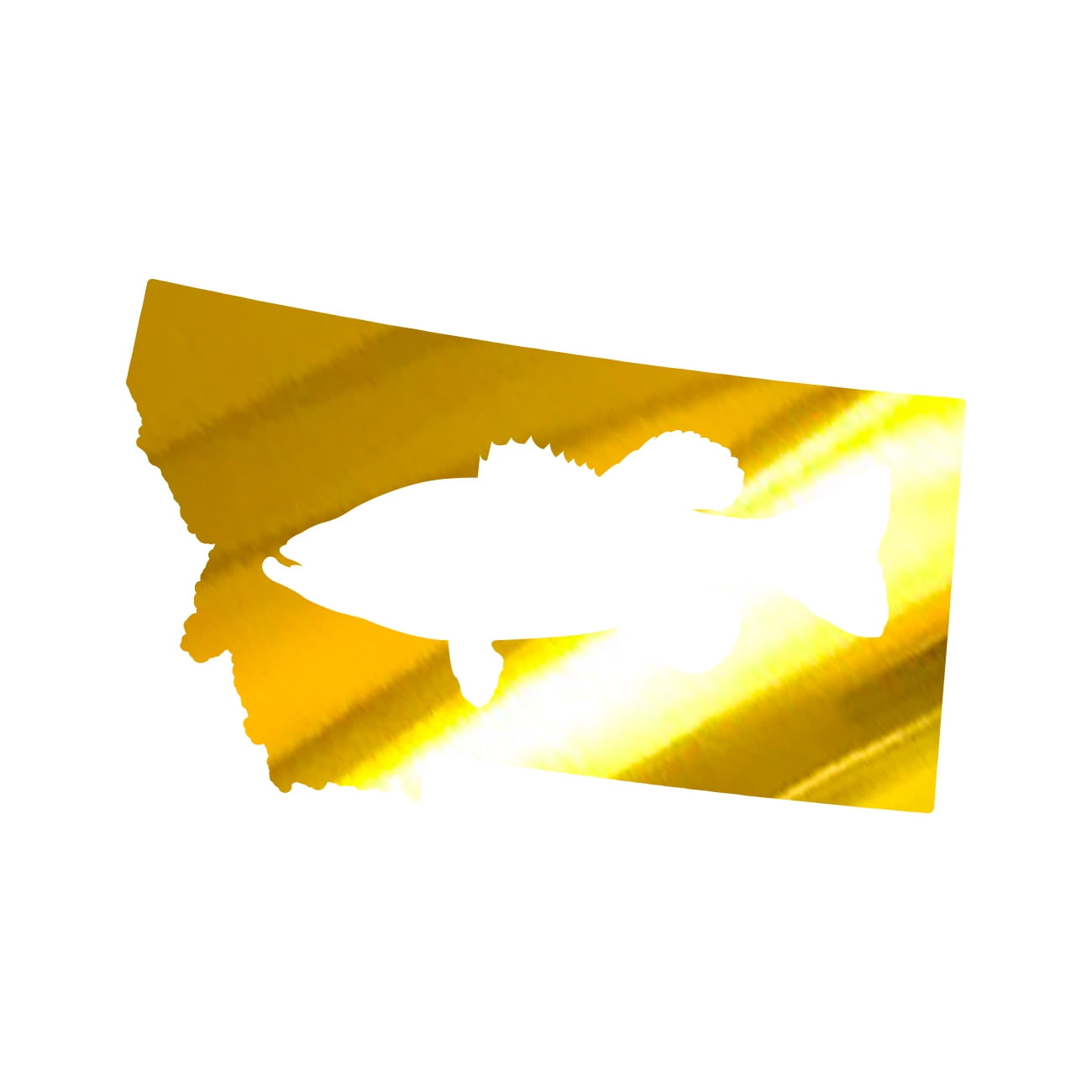 Montana Bass Sticker Decal Die Cut - Self Adhesive Vinyl - Weatherproof ...