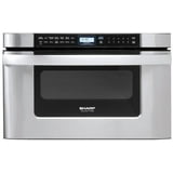 Free Shipping! \Sharp 24\\ Low Profile Stainless Steel Built-in ...