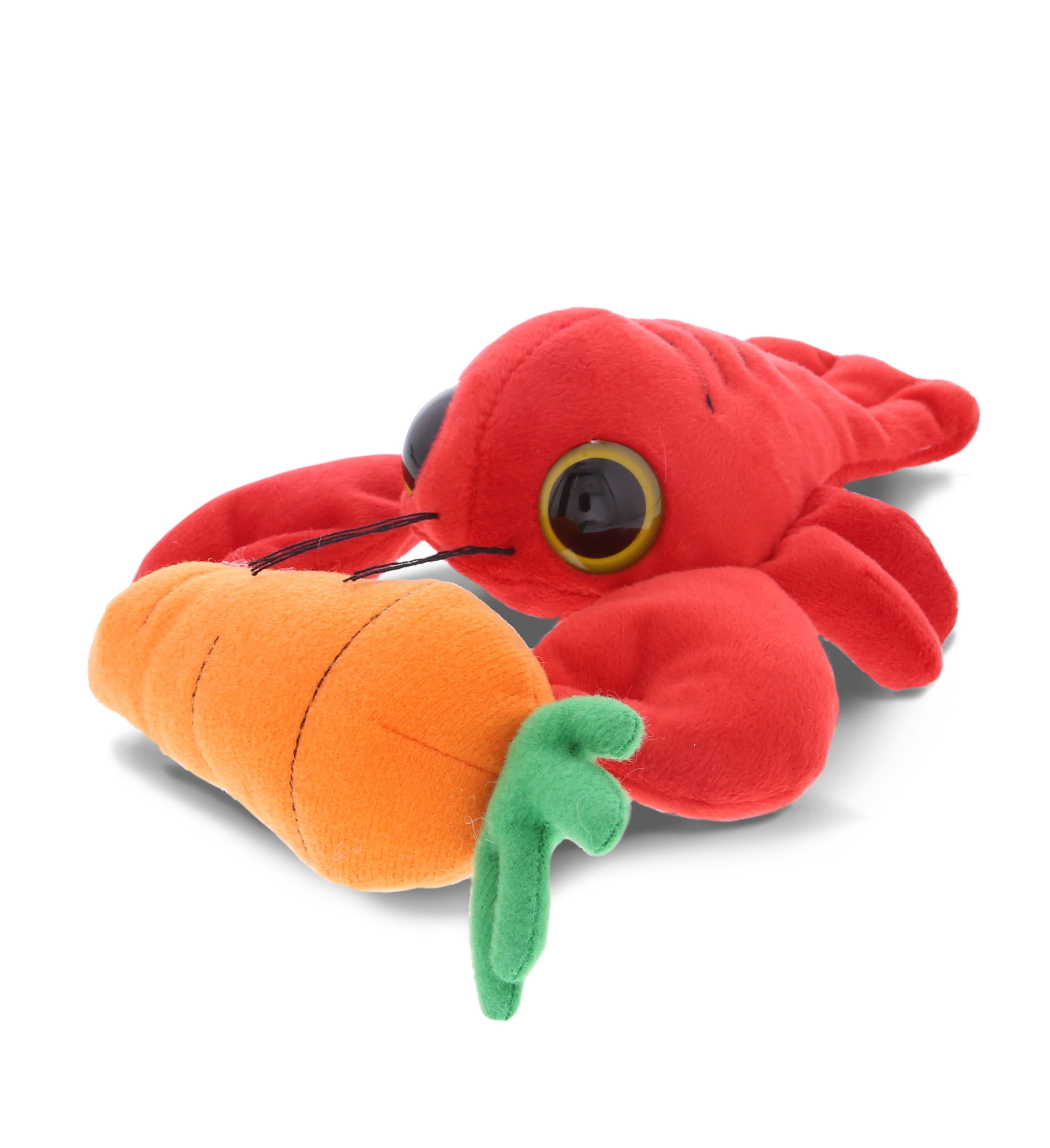 DolliBu Happy Easter Super Soft Big Eye Lobster Plush with Carrot - 6 ...