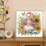 Gnomes in the Sunflower Bush Diamond Art Painting Kit - Walmart.com