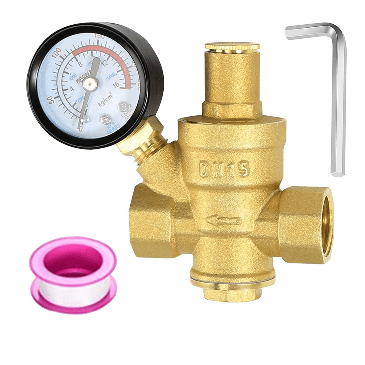 Click here for Unbranded Water Pressure Regulator 1/2 Inch With G... prices