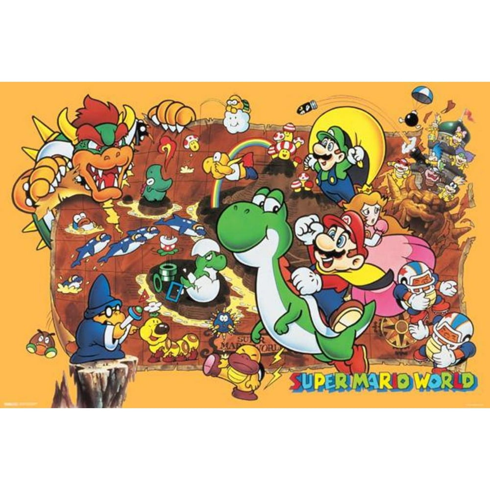 Super Mario World Super Nintendo NES GameSeries Characters Yoshi Luigi ... Super Mario World Super Nintendo NES GameSeries Characters Yoshi Luigi ...
