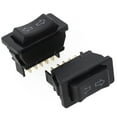2x 12V 2 WAY MOMENTARY ELECTRIC AERIAL UP DOWN ROCKER SWITCH - Walmart.com