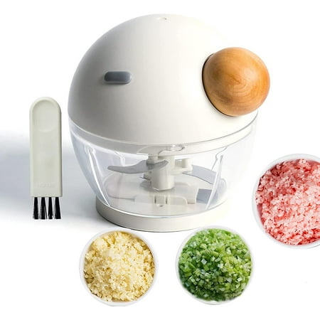 Manual Food Chopper, Manual Fruit And Vegetable Chopper With 3 ...
