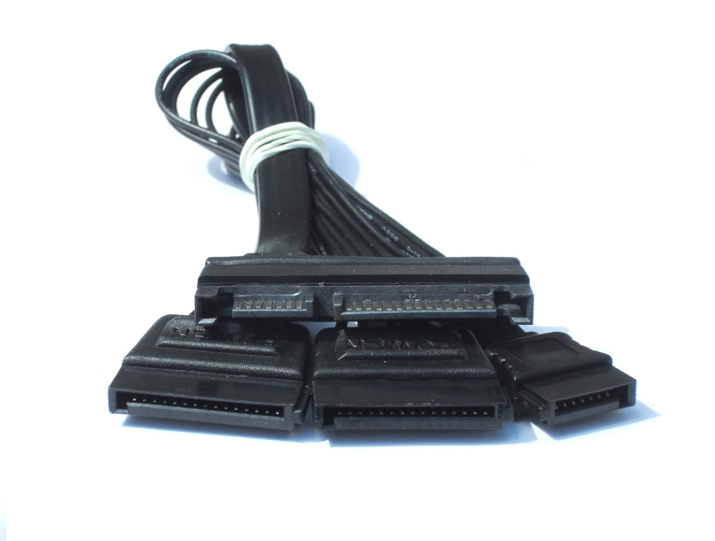 SATA 22 Pin Male to SATA 7 Pin and 2 X 15 Pin SATA Female Connectors ...