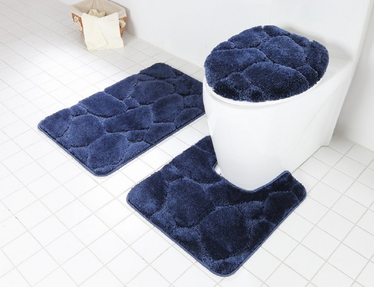 3PC bath mat RIVER ROCKS - Walmart.com