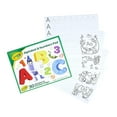 Crayola Alphabet and Numbers Pad, Learn Your ABC's and 123's, 30 Pages ...