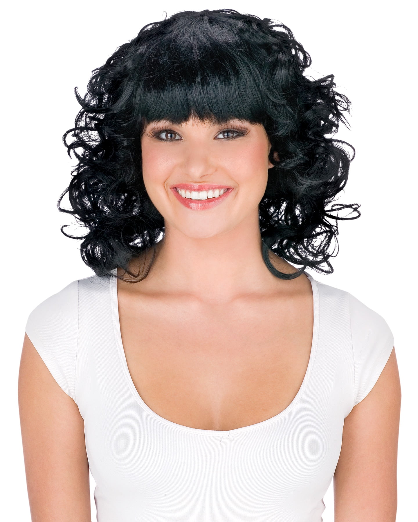 Poof Bangs Wig Black - Walmart.com