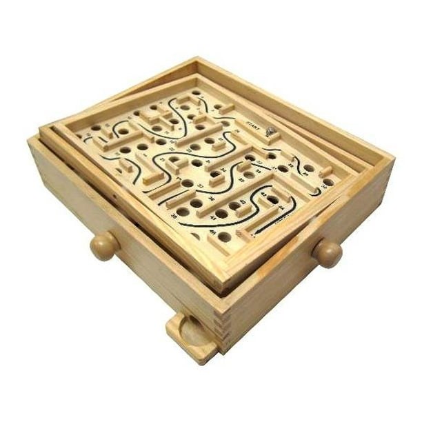 12 in. Wooden Labyrinth - Walmart.com - Walmart.com