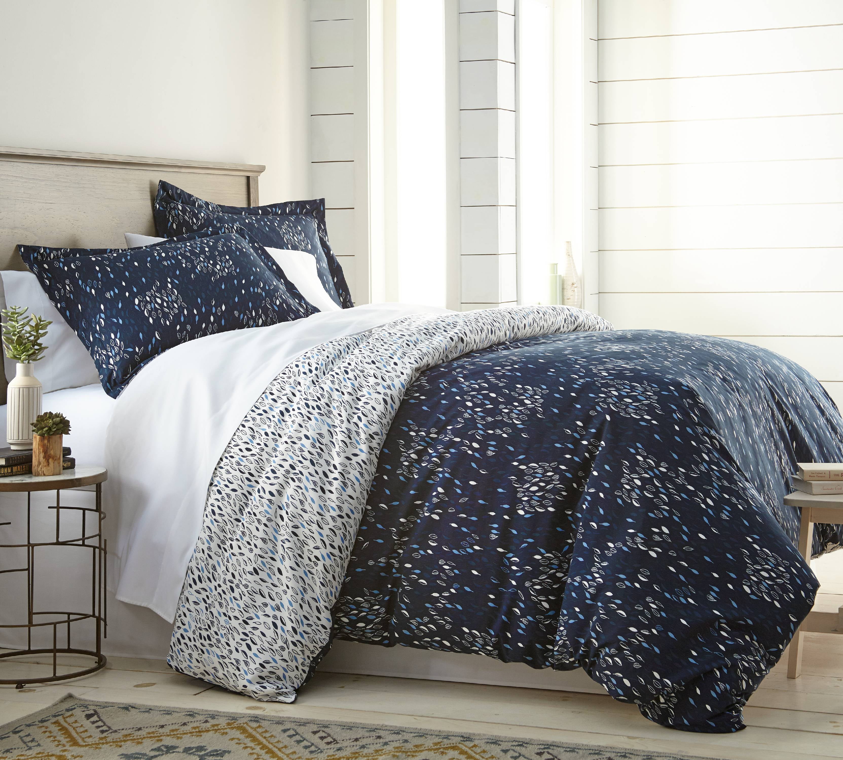 Botanical Forest Reversible Duvet Cover Set - Walmart.com
