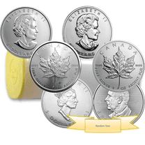 2026 1 oz Canadian Silver Maple Leaf Coin BU - Tube of 25 - Walmart.com