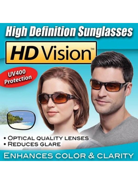 HD Vision Wrap Around Sunglasses - Walmart.com