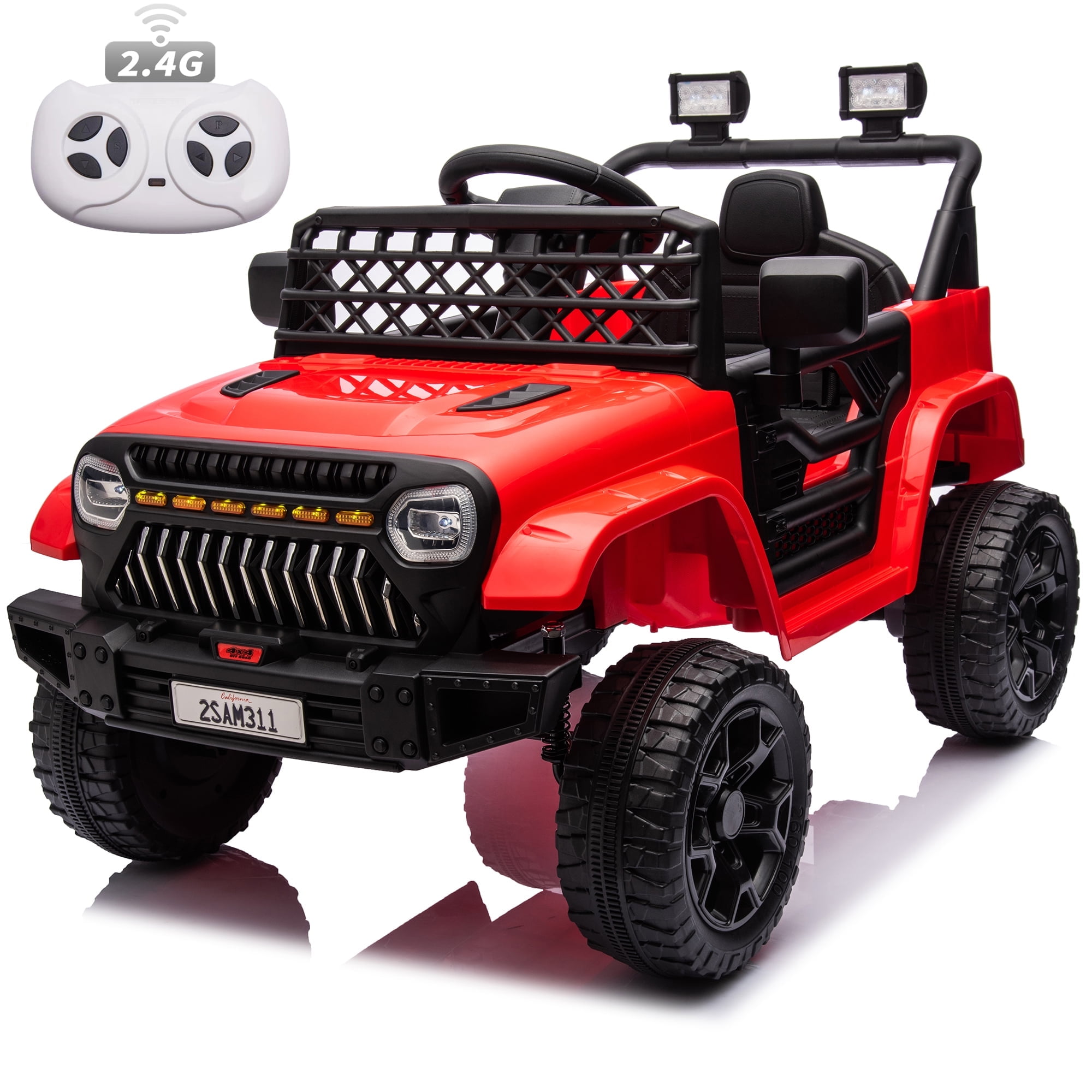 Joyracer 12V Kids Ride on Truck Car with Remote Control, Toddler Toys ...