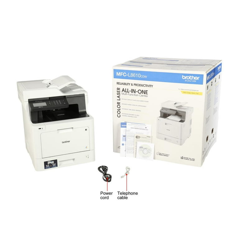 Brother Laser All-in-One Printer MFC-L8610CDW, Wireless Brother Laser All-in-One Printer MFC-L8610CDW, Wireless