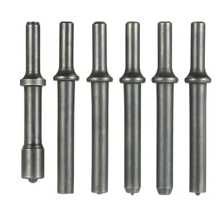 Kkmoon 8-Piece Air Rivet Hammer Bit Set 40Cr Steel Smoothing Pneumatic ...