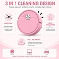 Mini Robot Vacuum Cleaner for Car and Home, 3-in-1 Smart Sweeping and ...