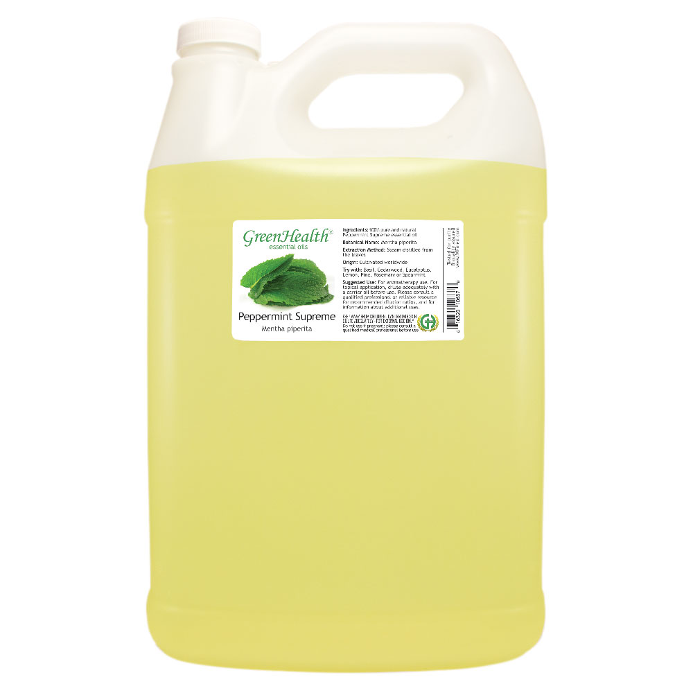 Peppermint Supreme Essential Oil 128 Fl Oz 1 Gallon Plastic Peppermint Supreme Essential Oil 128 Fl Oz 1 Gallon Plastic