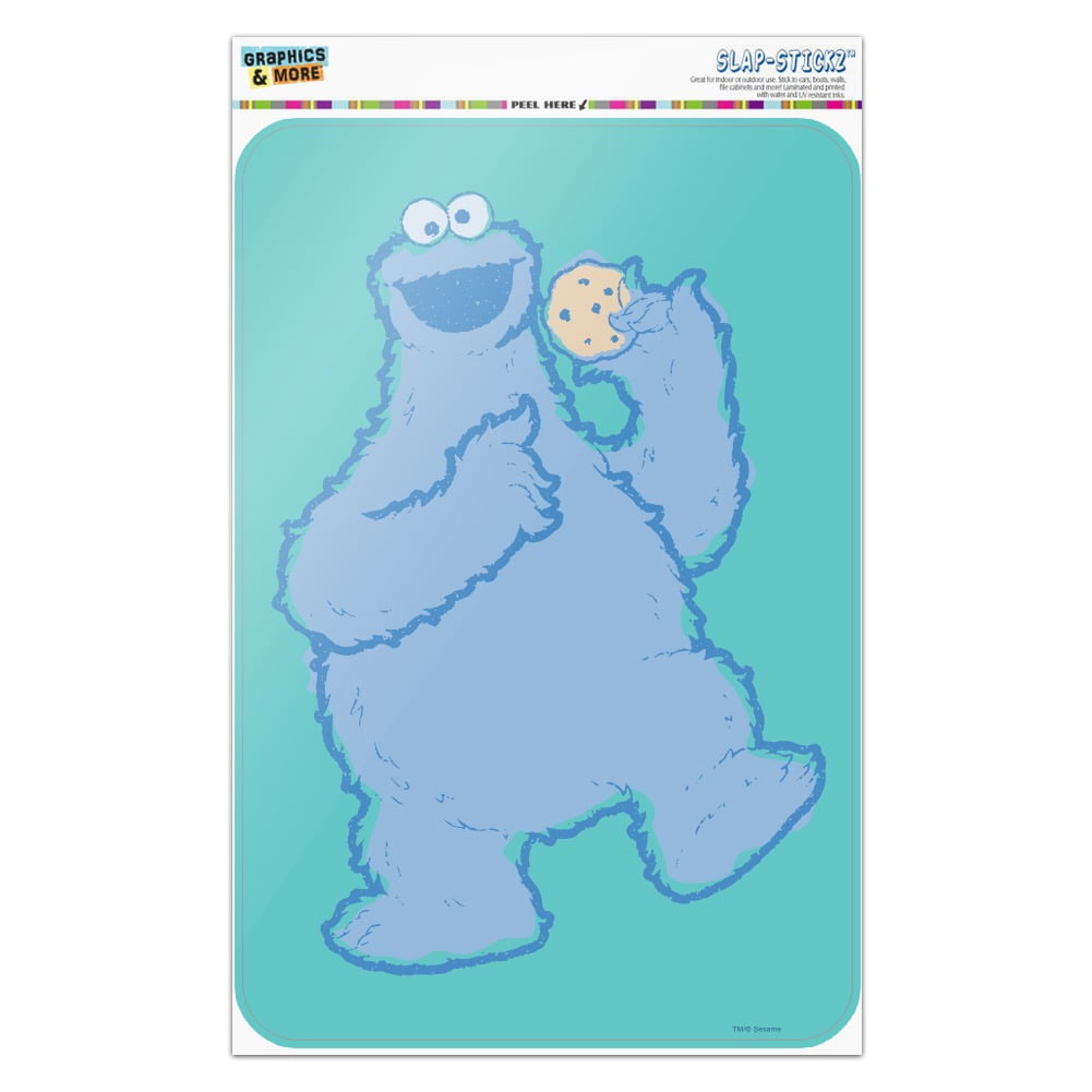 Sesame Street Cookie Monster Distressed Home Business Office Sign ...