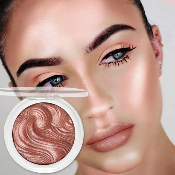 Professional Face Highlighter Makeup Facial Powder Waterproof Pigment Powder Palette