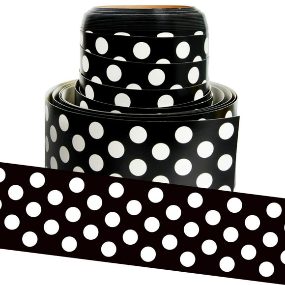 Blue Polka Dot Bulletin Board Border