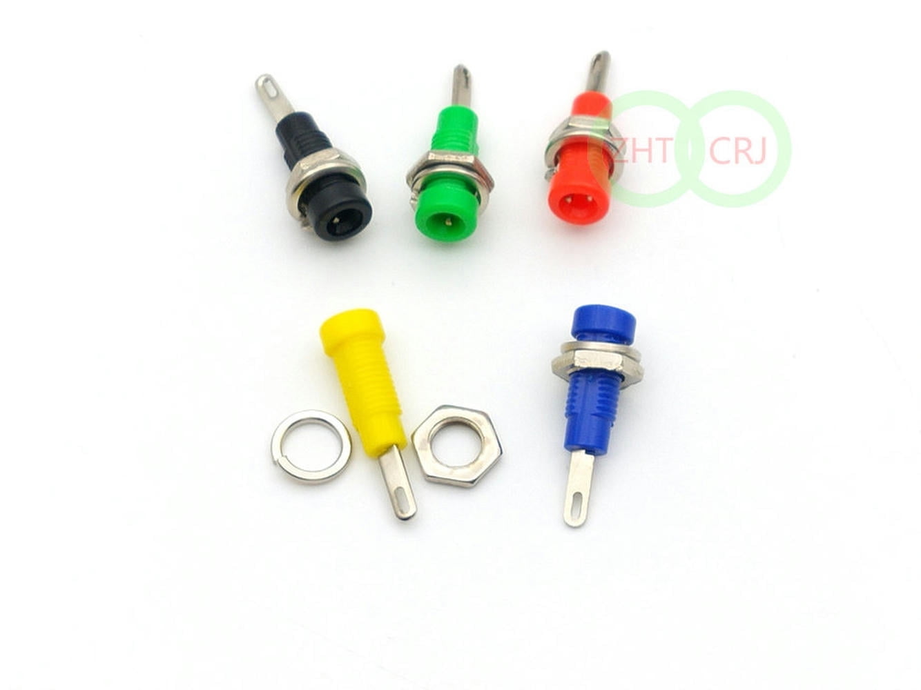 FOR 100pcs 2mm Banana Socket terminal for 2mm Banana Plug connector ...