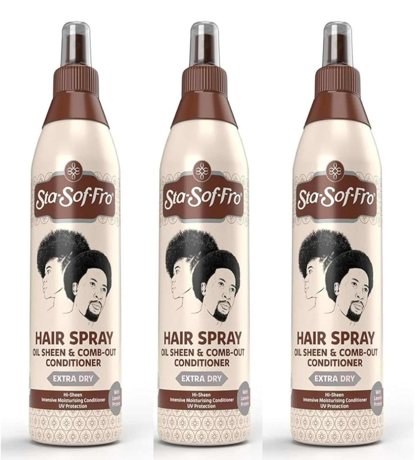 Spray para cabello y cuero cabelludo Sta-Sof-Fro X-Dry 480 ml (paquete ...