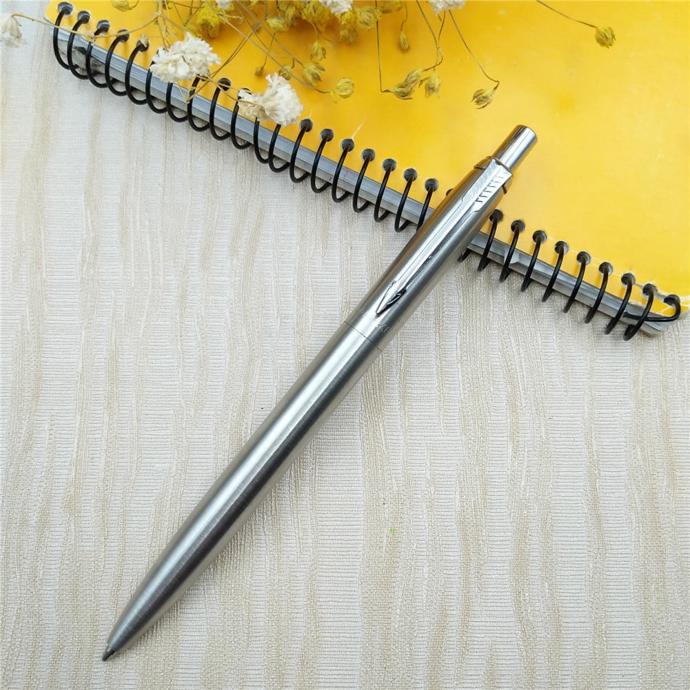 Metal Ballpoint Pen Press Style Pens Automatic Ball Pen - Walmart.com