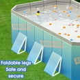 "Hurber Portable Large Foldable Swimming Pool for Backyard, Family Size ...