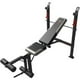 CAP Strength Standard Weight Bench with Leg Developer, 150lb upright ...