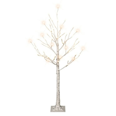 Free Shipping! Puleo International 6 ft. Pre-Lit Twig Tree with 240 ...