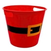 Werqueid, Plastic Buckets with Handles, Santa Belt, 4 Pack, Multi ...