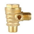 3 Port Copper Male Thread Check Valve Connector Tool for Air Compressor ...