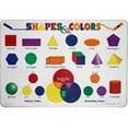 Painless Learning Shapes and Colors Placemat, Laminated Write-On Wipe ...