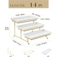 3 Tier Serving Trays for Party, Porcelain Serving Platters and Trays ...