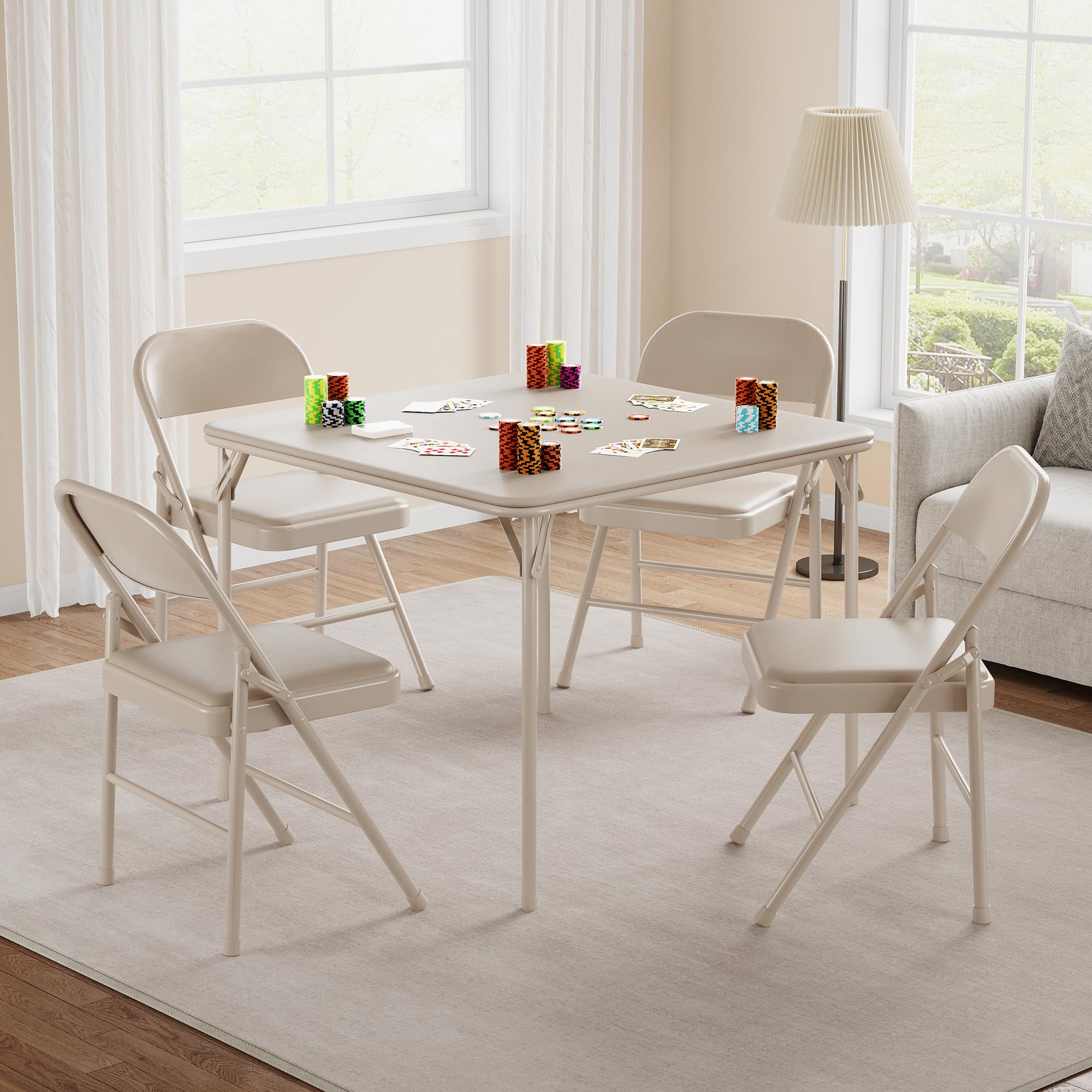 Click here for Ronshin Folding Table  33.6-Inch Portable Square F... prices