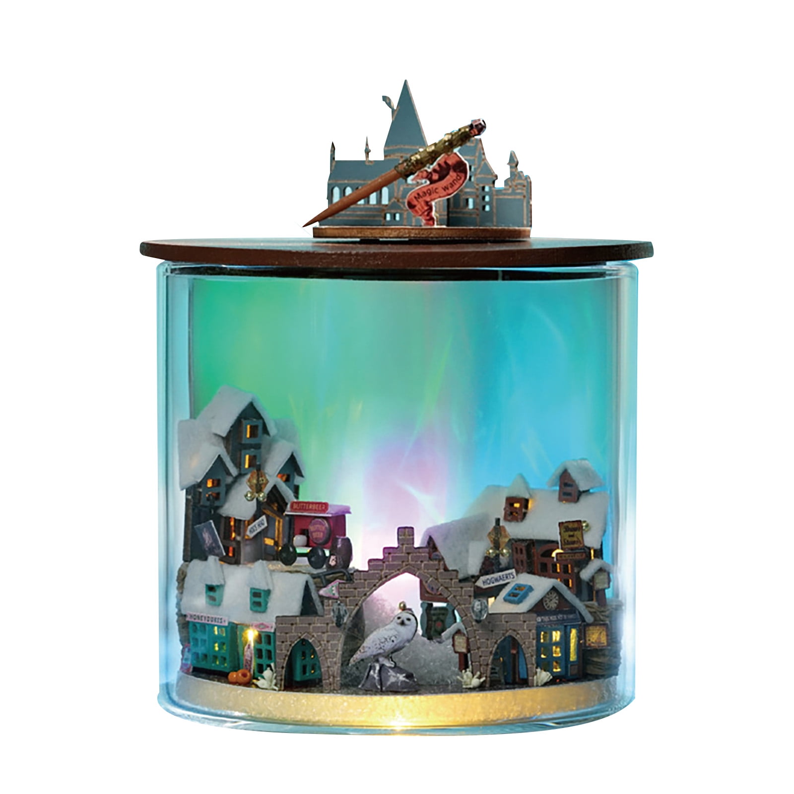 DIY Miniature House Model Toy Creative 3D Handmade Diy Mini Glass Ball ...