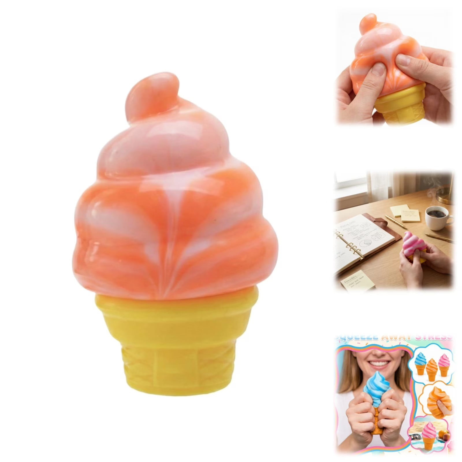Click here for Kcodviy Ice Cream Sundae Squeeze Sensory Toy  Nove... prices