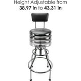 Olympia Tools 82-738 Adjustable Hydraulic Work Stool for Home and Bar ...