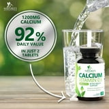 Nature's Nutrition Calcium 1200 mg, Vitamin D3 1600 IU, Bone Health ...